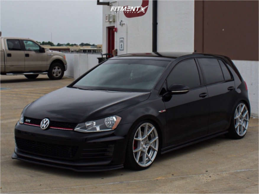 2016 Volkswagen GTI S with 19x8.5 Rotiform Kps and Nankang 215x35 on ...