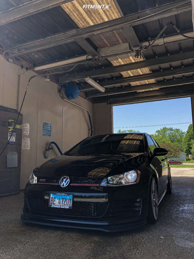2016 Volkswagen GTI S with 19x8.5 Rotiform Kps and Nankang 215x35 on ...