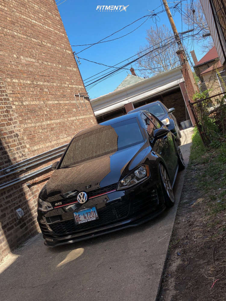 2016 Volkswagen GTI S with 19x8.5 Rotiform Kps and Nankang 215x35 on ...