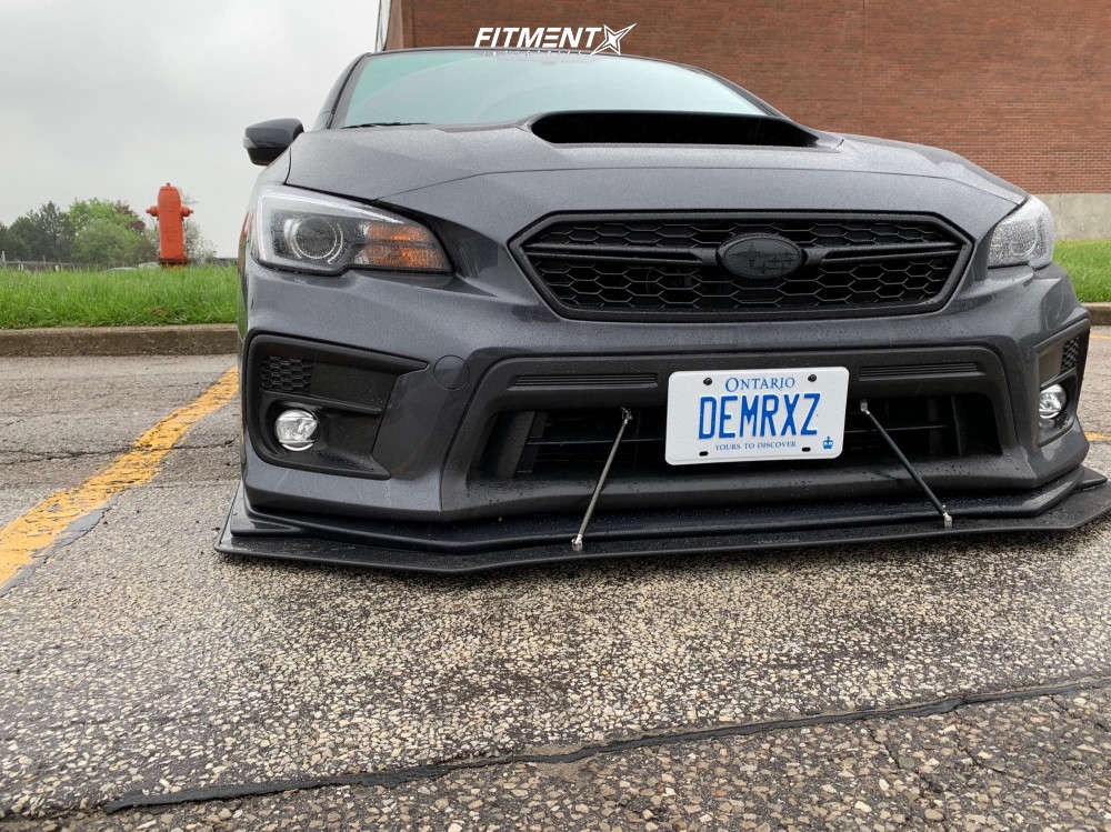 2018 Subaru WRX Sport-tech with 18x9.5 AVID1 AV20 and Dunlop 245x40 on ...