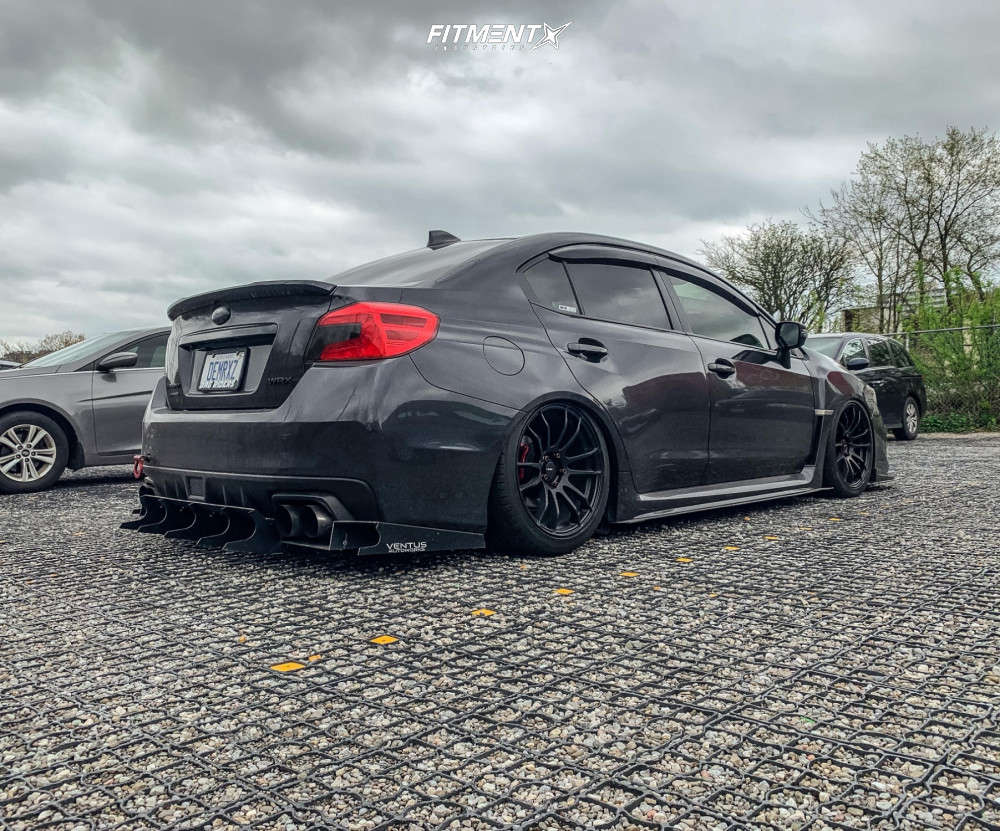 2018 Subaru WRX Sport-tech with 18x9.5 AVID1 AV20 and Dunlop 245x40 on ...