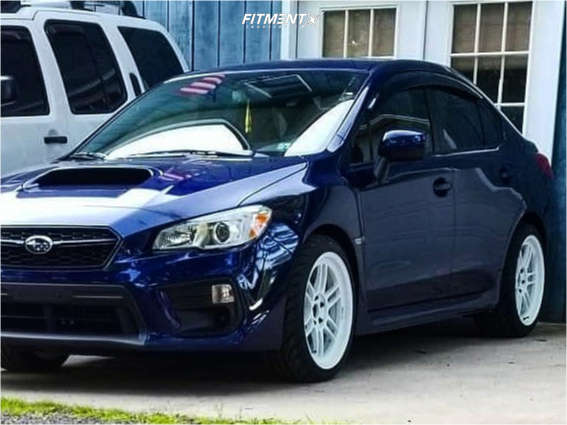 2019 Subaru WRX Base with 18x9.5 Enkei RPF1 and Accelera 265x35 on ...