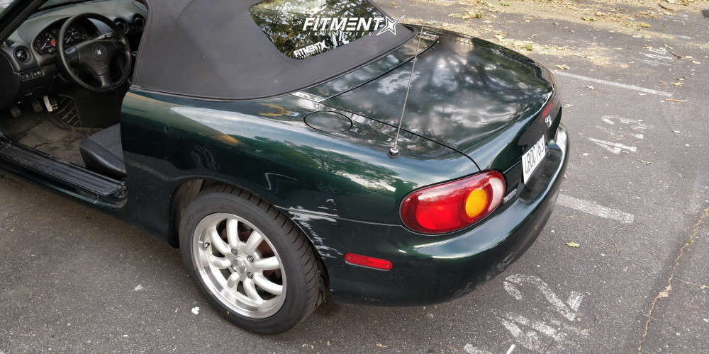 1999 Mazda Miata Base with 15x7 Konig Rewind and Nitto 205x50 on Stock ...