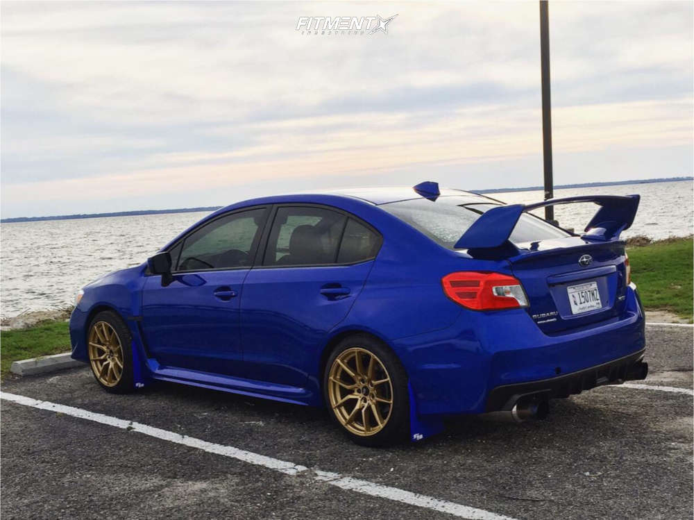 2017 Subaru WRX Base with 18x9.5 Option Lab R716 and GT Radial 245x40 ...