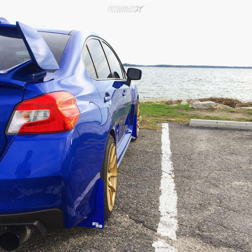 2017 Subaru WRX Base with 18x9.5 Option Lab R716 and GT Radial 245x40 ...