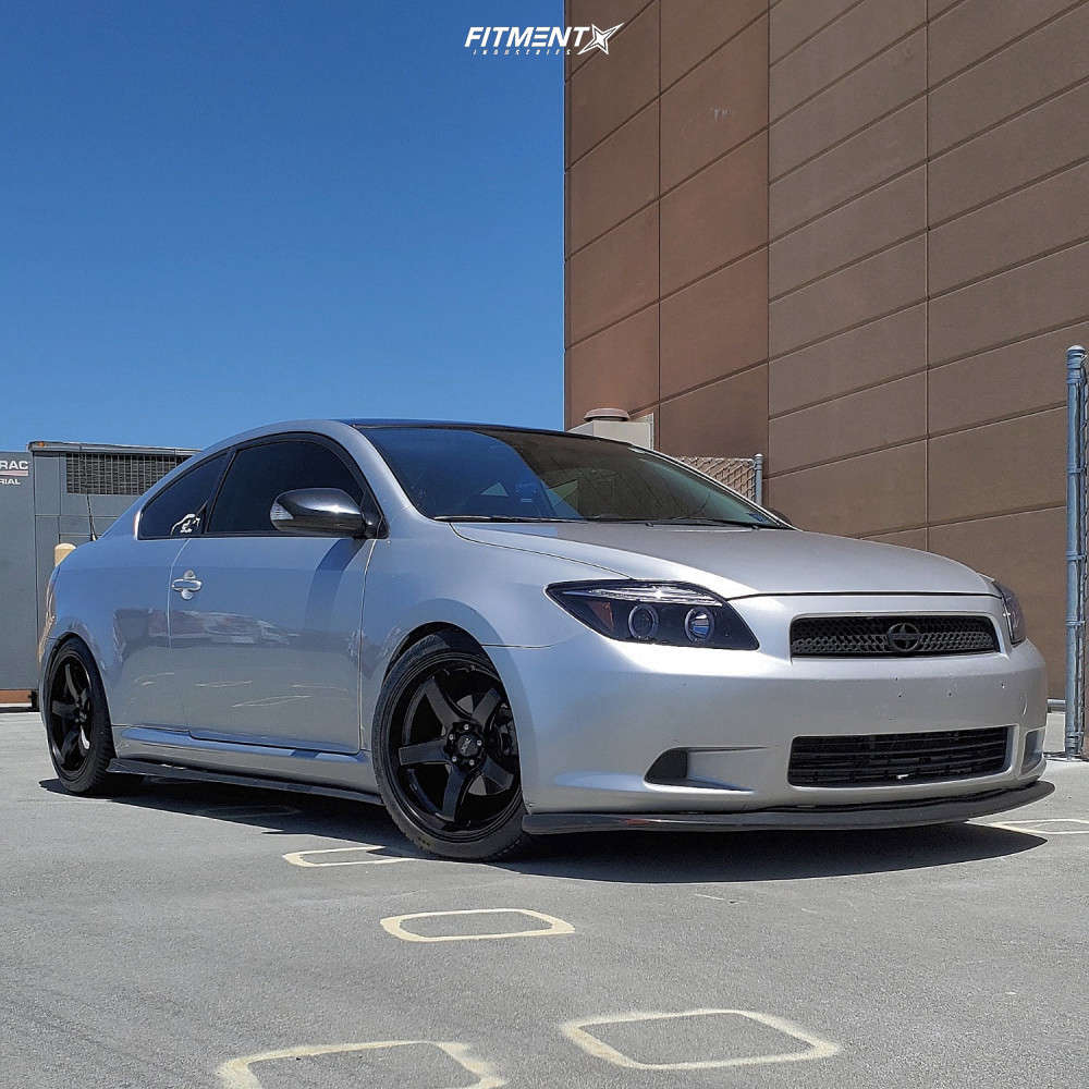 2010 Scion TC Base with 18x8.5 XXR 555 and Riken 225x40 on Coilovers ...