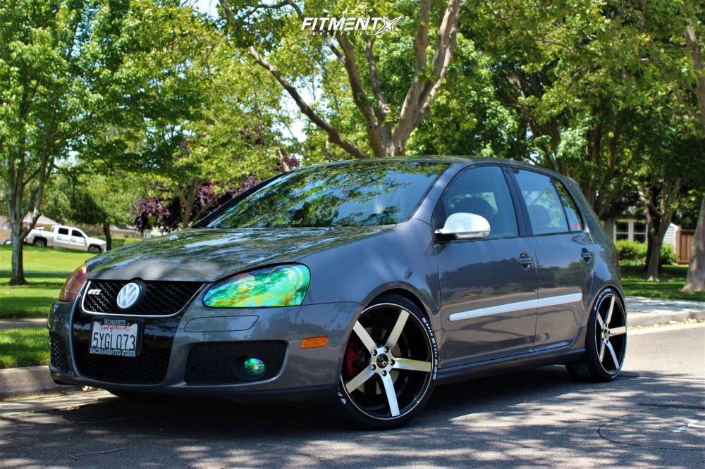 2007 Volkswagen GTI Base with 19x8.5 JNC Jnc026 and Federal 225x35 on ...