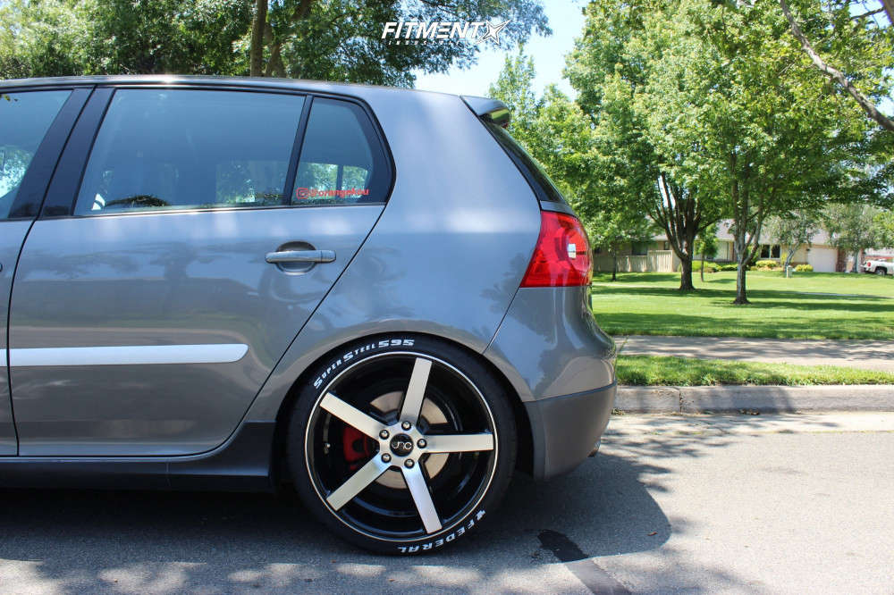 2007 Volkswagen GTI Base with 19x8.5 JNC Jnc026 and Federal 225x35 on ...