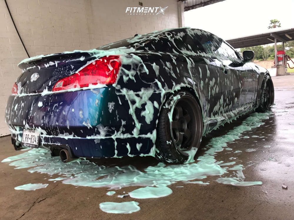 2008 INFINITI G37 Sport with 19x11 Varrstoen Es6 and Federal 255x45 on ...