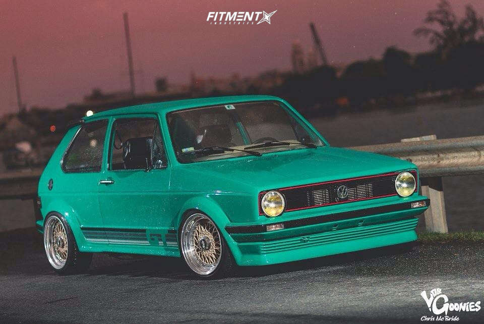 1983 Volkswagen Rabbit L with 16x8 ARE Mesh and Toyo Tires 165x40 on ...