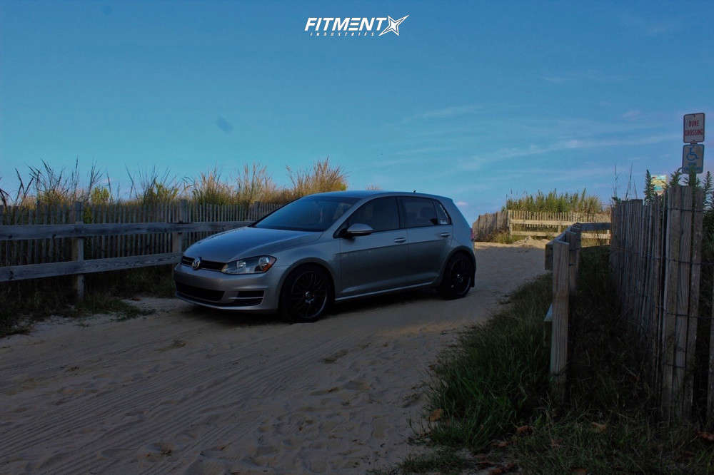 2015 Volkswagen Golf TDI S with 18x8 Enkei Raijin and Antares 225x40 on ...