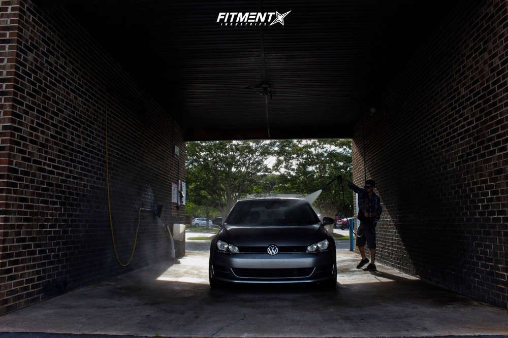 2015 Volkswagen Golf TDI S with 18x8 Enkei Raijin and Antares 225x40 on ...