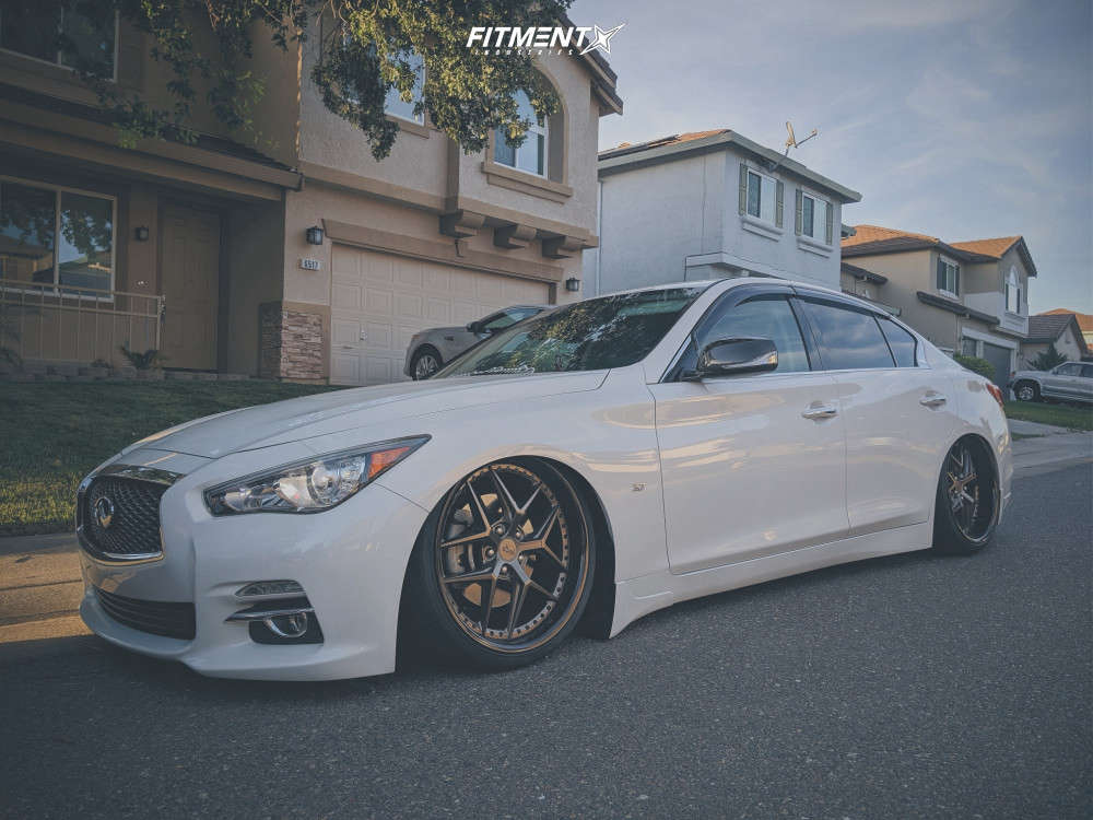 2015 INFINITI Q50 Sport with 20x9.5 Niche Vice and Hankook 225x30 on ...