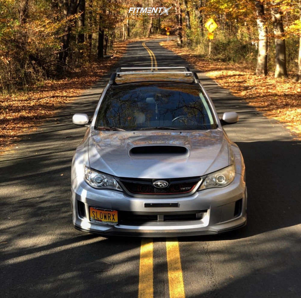 2014 Subaru WRX Base with 18x9.5 Enkei Nt03 and Bridgestone 265x35 on ...