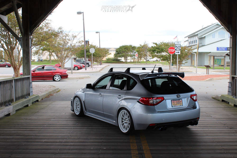 2014 Subaru WRX Base with 18x9.5 Enkei Nt03 and Bridgestone 265x35 on ...