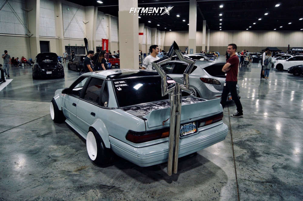 1993 Ford Tempo GL with 15x10 Cragar Soft 8 and Kumho 185x45 on Stock ...