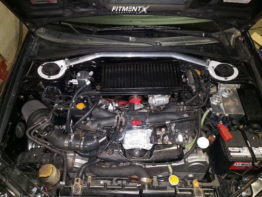 2004 Subaru WRX Base with 18x9.5 Aodhan DS02 and Federal 255x35 on ...