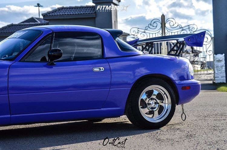 1990 Mazda Miata Base with 15x8.5 Whistler Kr1 and Dunlop 205x50 on ...