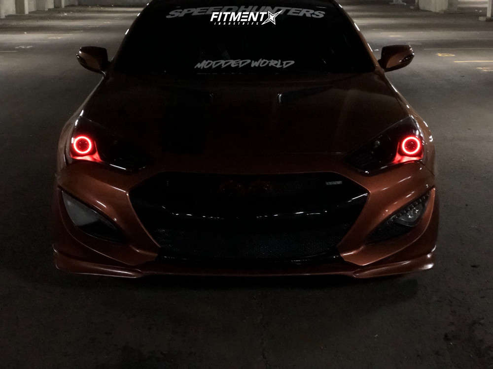 2013 Hyundai Genesis Coupe 3.8 Grand Touring with 19x9.5 ESR Rf2 and ...