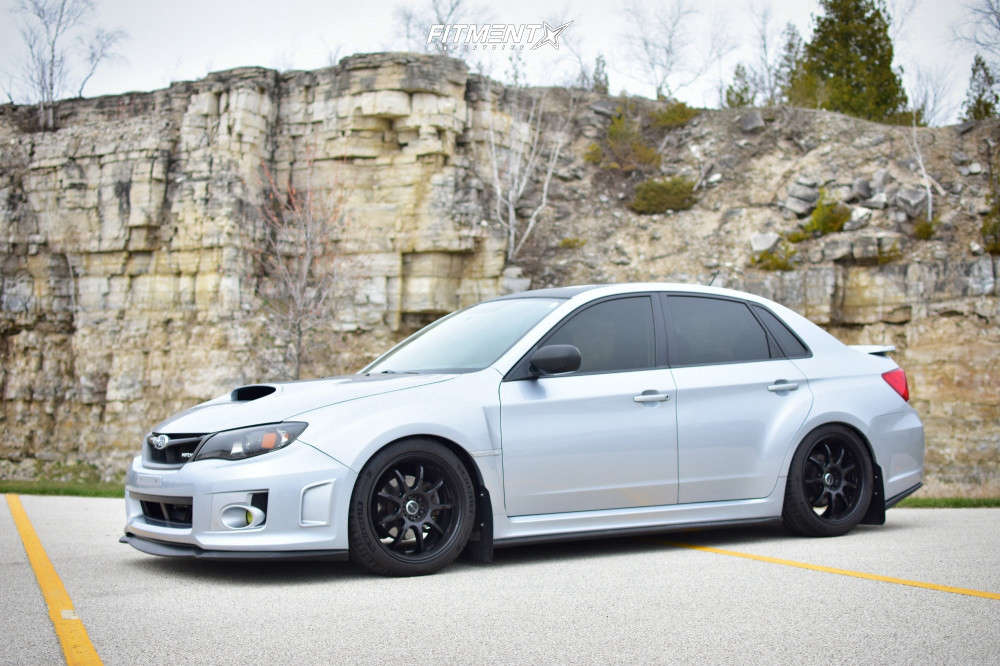 2013 Subaru WRX Limited with 18x8.5 Work Emotion D9r and Michelin 245x40 on Coilovers | 725045 ...