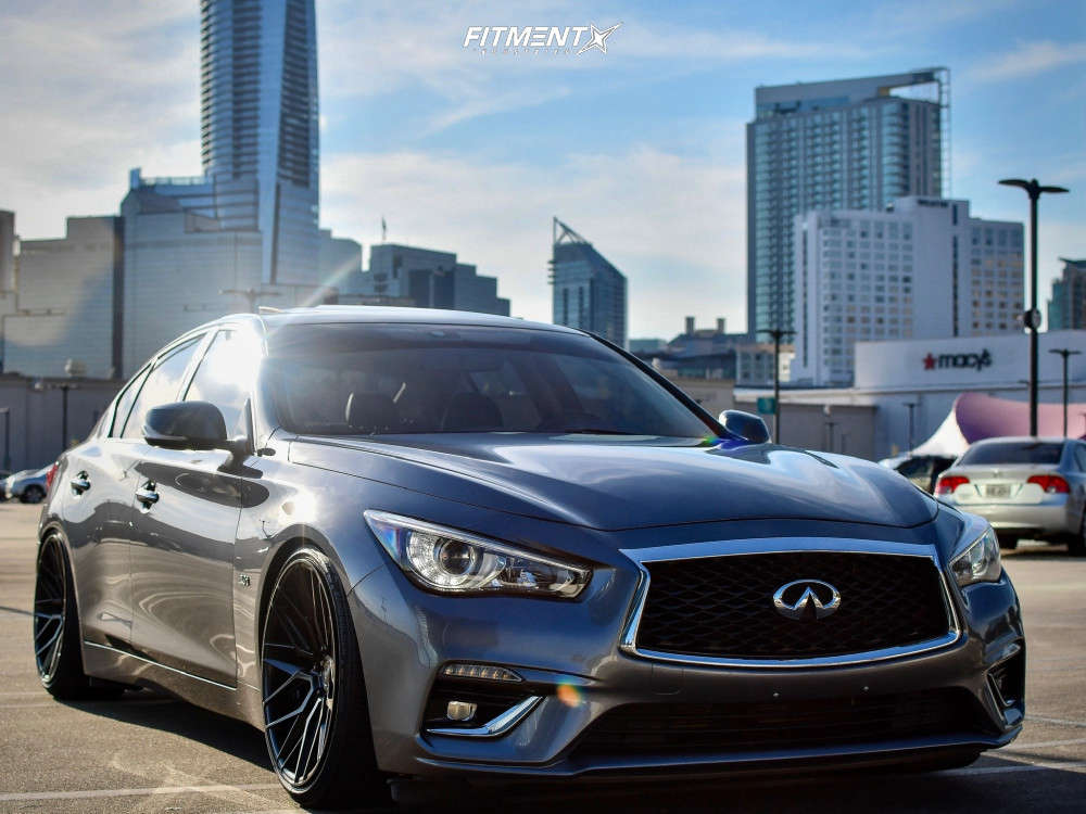 2018 INFINITI Q50 Luxe with 20x10.5 Niche Gamma and Land Golden 255x35 ...
