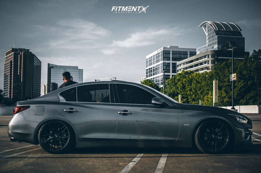 2018 INFINITI Q50 Luxe with 20x10.5 Niche Gamma and Land Golden 255x35 ...