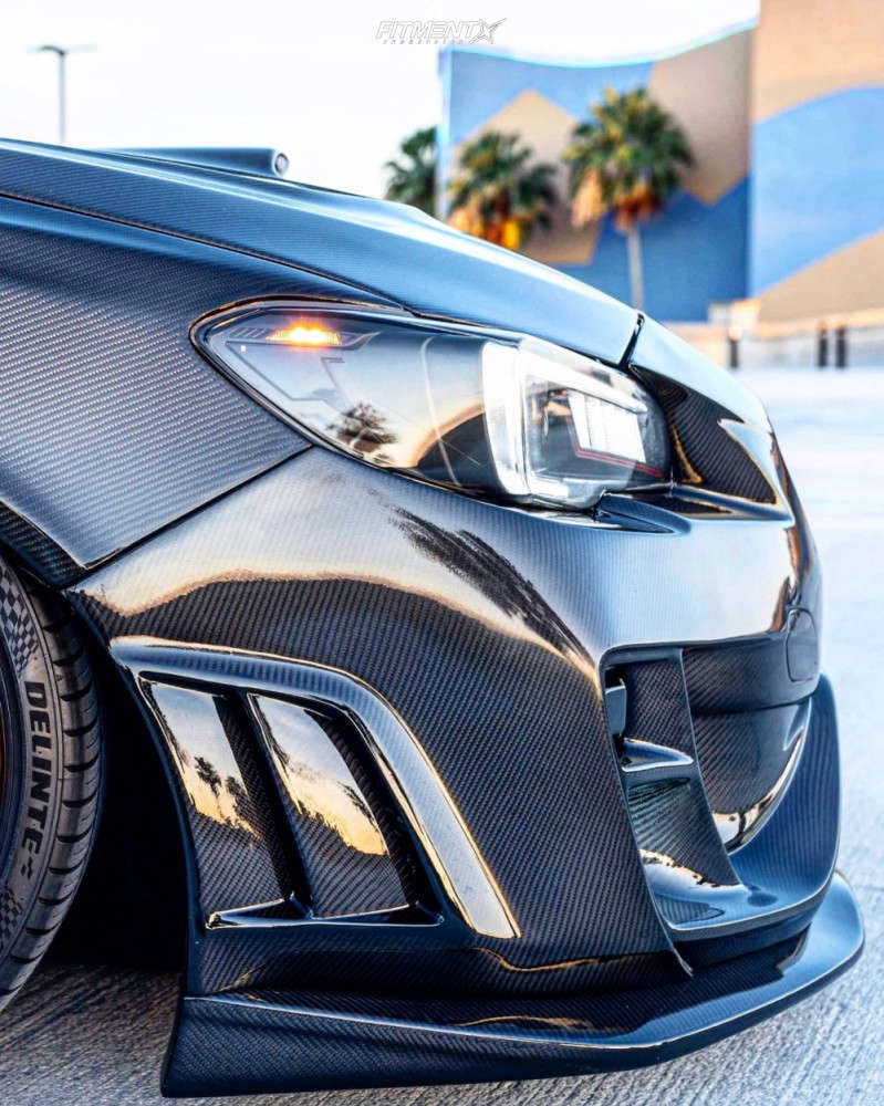 2018 Subaru WRX Premium with 18x10 Niche SCUDERA 7 and Delinte 245x45 ...