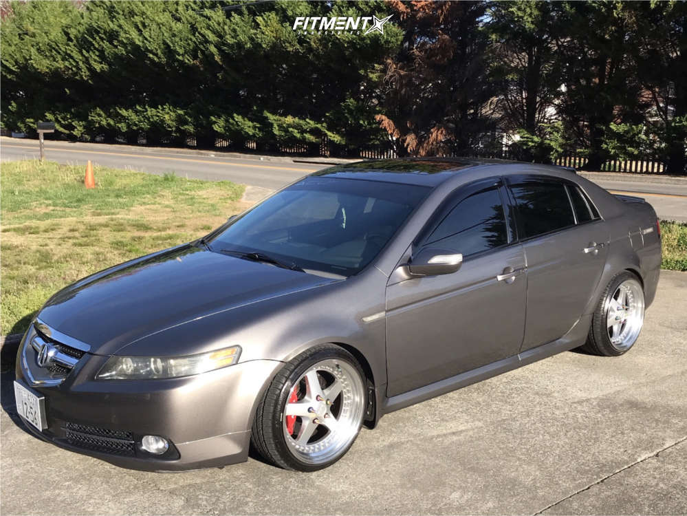 2008 Acura TL Type-S with 18x9.5 ESR SR04 and Nankang 245x35 on ...