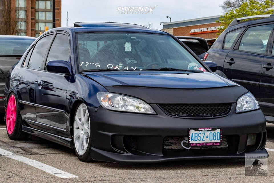 2005 Honda Civic LX with 17x8 Motegi Mr7 and Lanvigator 205x45 on ...