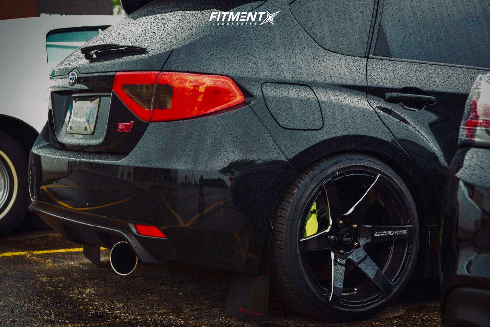 2011 Subaru WRX STI Base with 18x9.5 Cosmis Racing S1 and Hankook ...