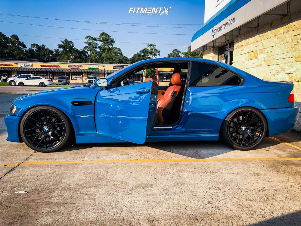 2001 BMW M3 Base with 19x9 OEM Wheels Style 359 and Michelin 245x35 on ...