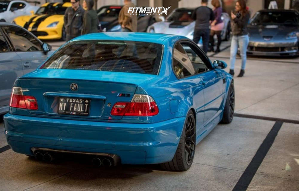 2001 BMW M3 Base with 19x9 OEM Wheels Style 359 and Michelin 245x35 on ...