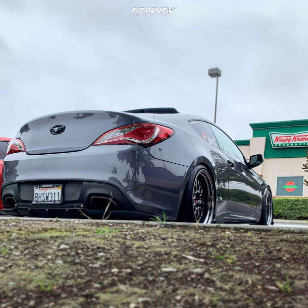 2015 Hyundai Genesis Coupe 3.8 R-Spec with 19x9.5 ESR Sr01 and Federal ...