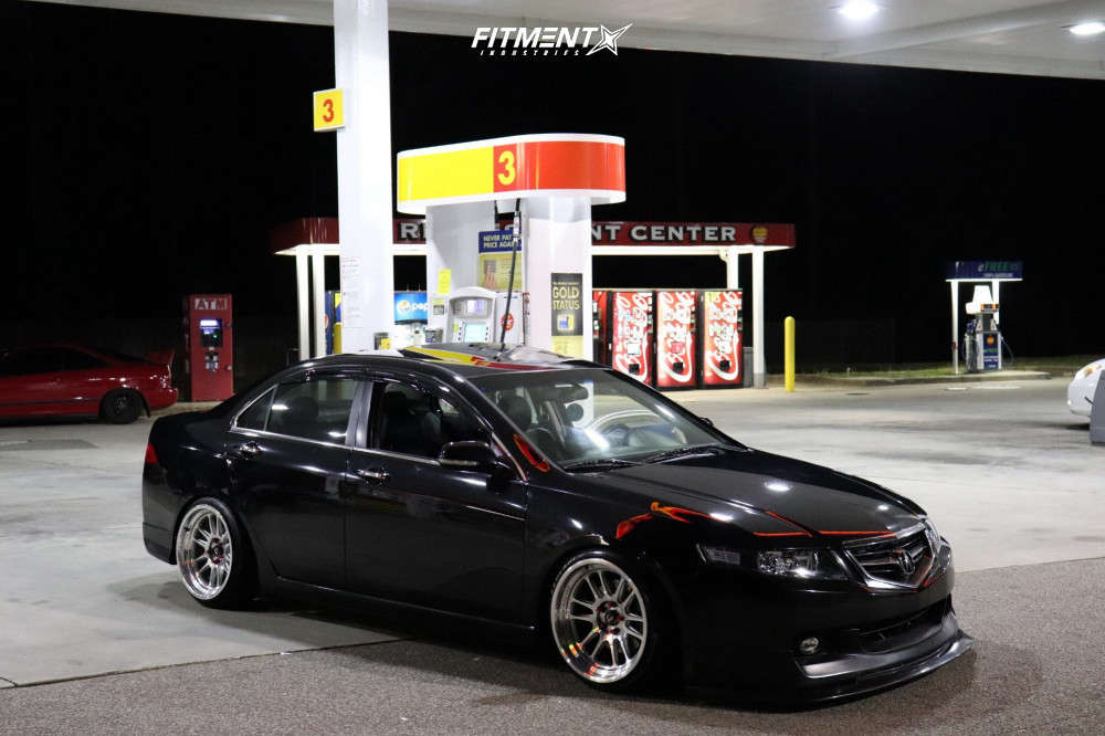 2005 Acura TSX Base with 18x9.5 Cosmis Racing XT-206R and Federal ...
