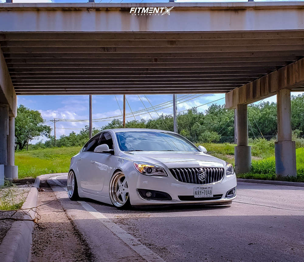 2014 Buick Regal Premium with 19x9.5 ESR SR04 and Crosswind 235x35 on ...