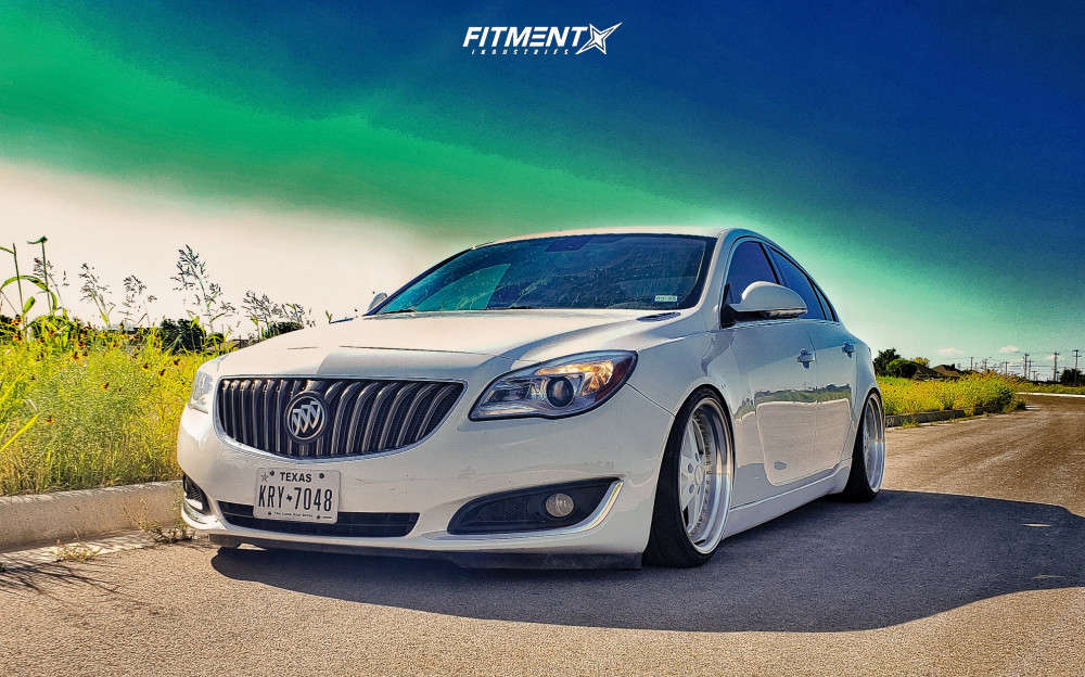 2014 Buick Regal Premium with 19x9.5 ESR SR04 and Crosswind 235x35 on ...