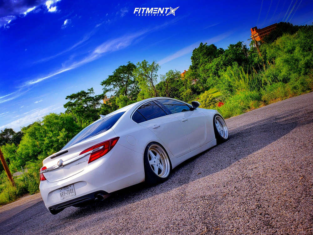 2014 Buick Regal Premium with 19x9.5 ESR SR04 and Crosswind 235x35 on ...