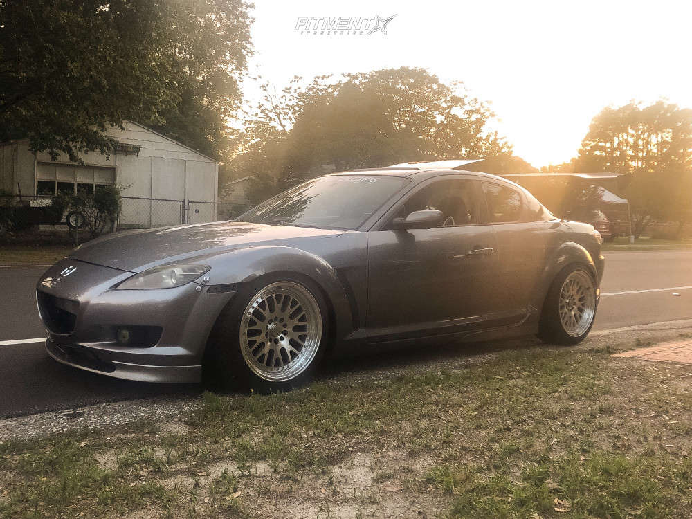 2004 Mazda RX-8 Base with 18x9.5 Varrstoen Es7 and Achilles 245x40 on ...