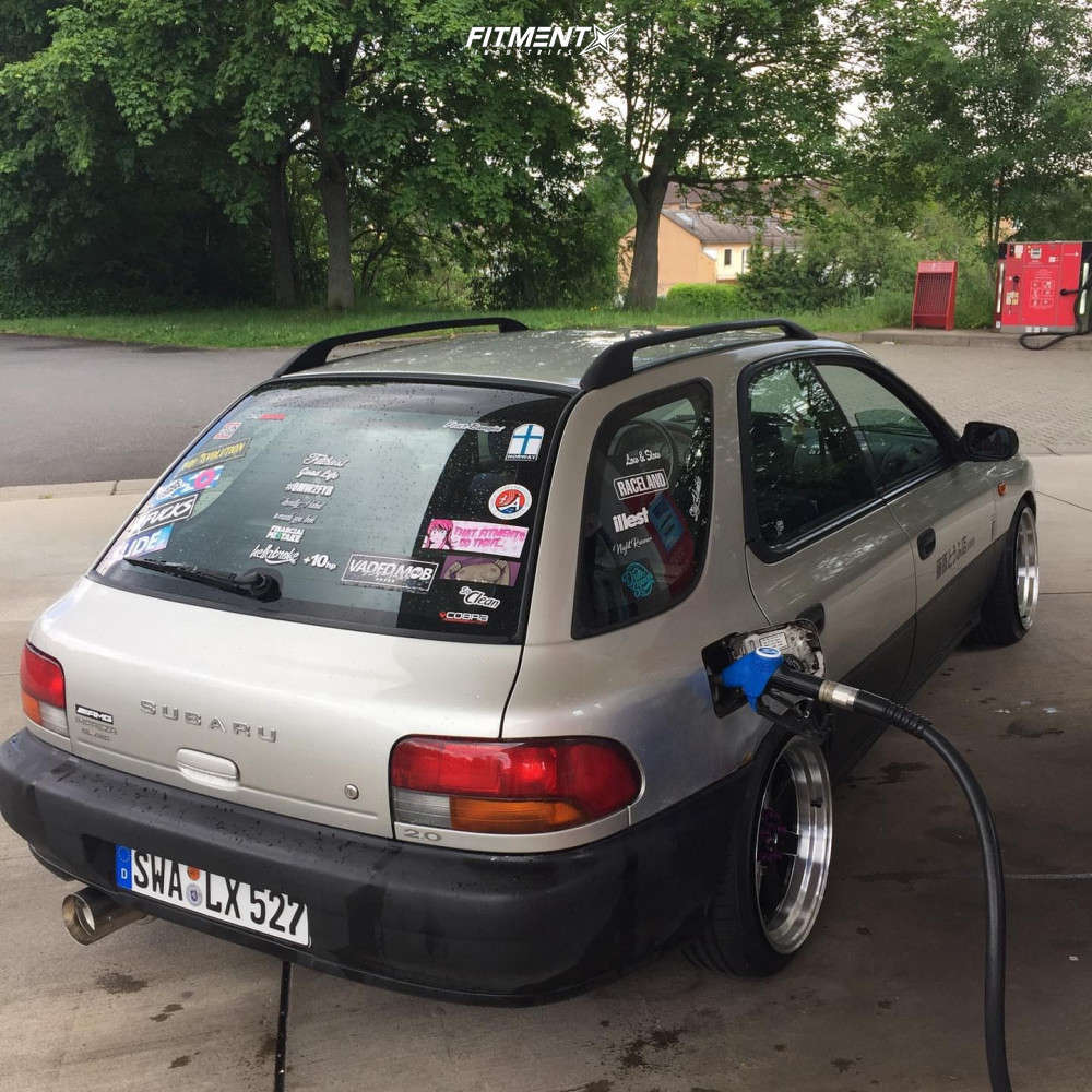 2000 Subaru Impreza RS with 17x9 Japan Racing Jr12 and Kumho 205x40 on ...