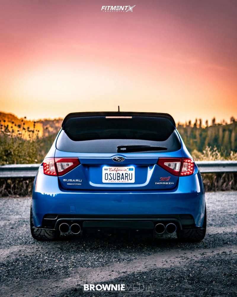 2014 Subaru Impreza WRX STI Limited with 18x10 WedsSport Sa-55m and ...