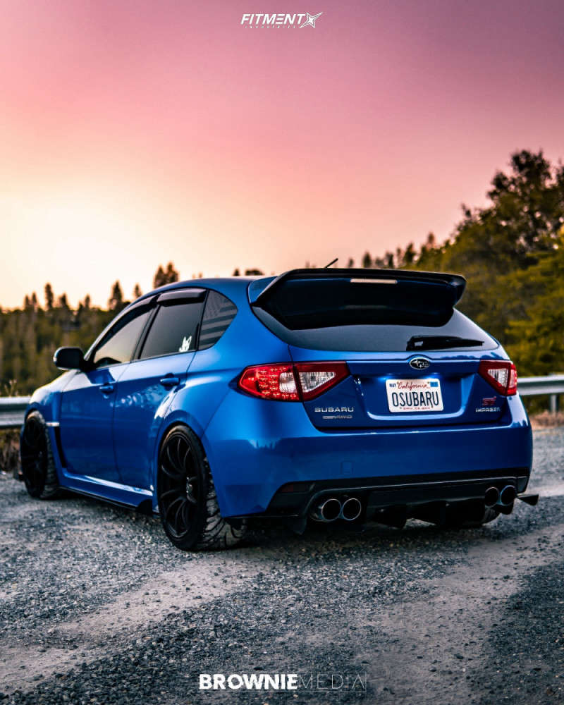 2014 Subaru Impreza WRX STI Limited with 18x10 WedsSport Sa-55m and ...