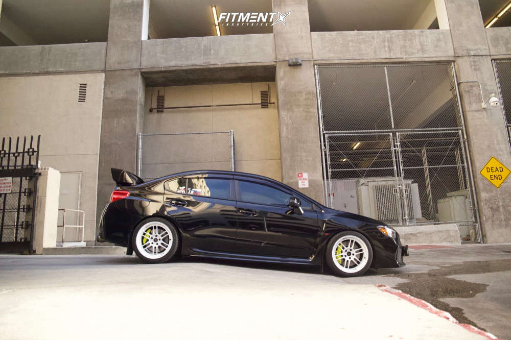 2018 Subaru WRX STI Base with 18x9.5 Enkei RPF1 and Hankook 265x35 on ...