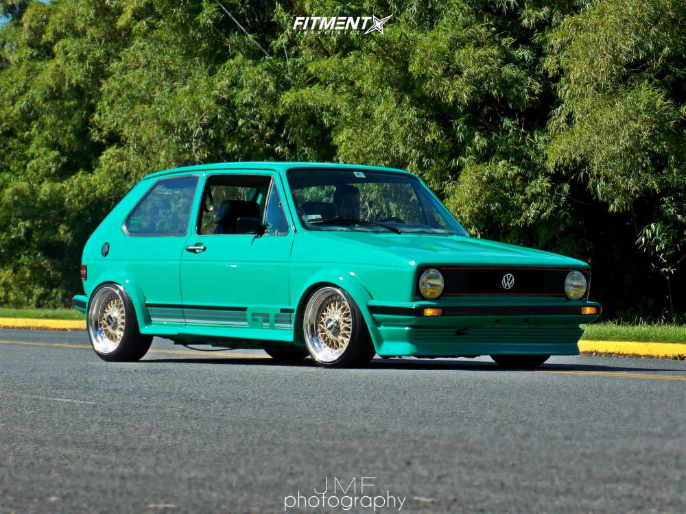 1983 Volkswagen Rabbit L with 16x8 ARE 398 Mesh Wheels and Toyo Tires ...