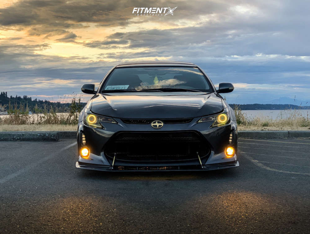 2015 Scion TC Base with 18x9.5 Aodhan Ah02 and Toyo Tires 225x45 on ...