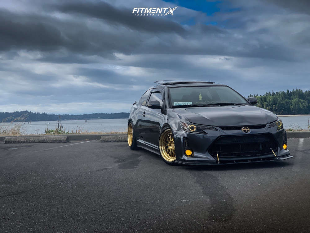 2015 Scion TC Base with 18x9.5 Aodhan Ah02 and Toyo Tires 225x45 on ...