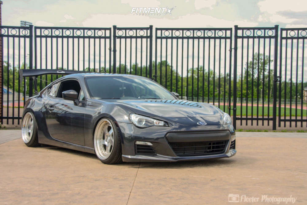 2015 Subaru BRZ Base with 18x9.5 ESR Sr02 and Firestone 215x40 on ...