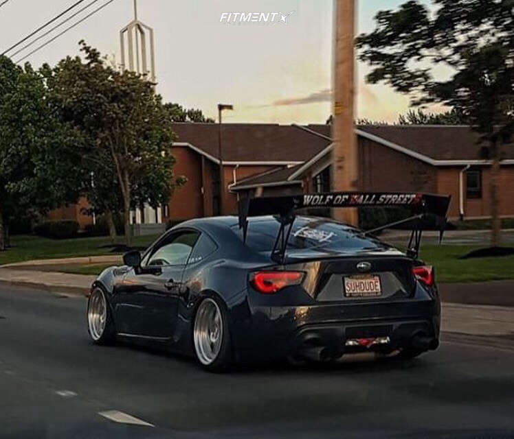 2015 Subaru BRZ Base with 18x9.5 ESR Sr02 and Firestone 215x40 on ...