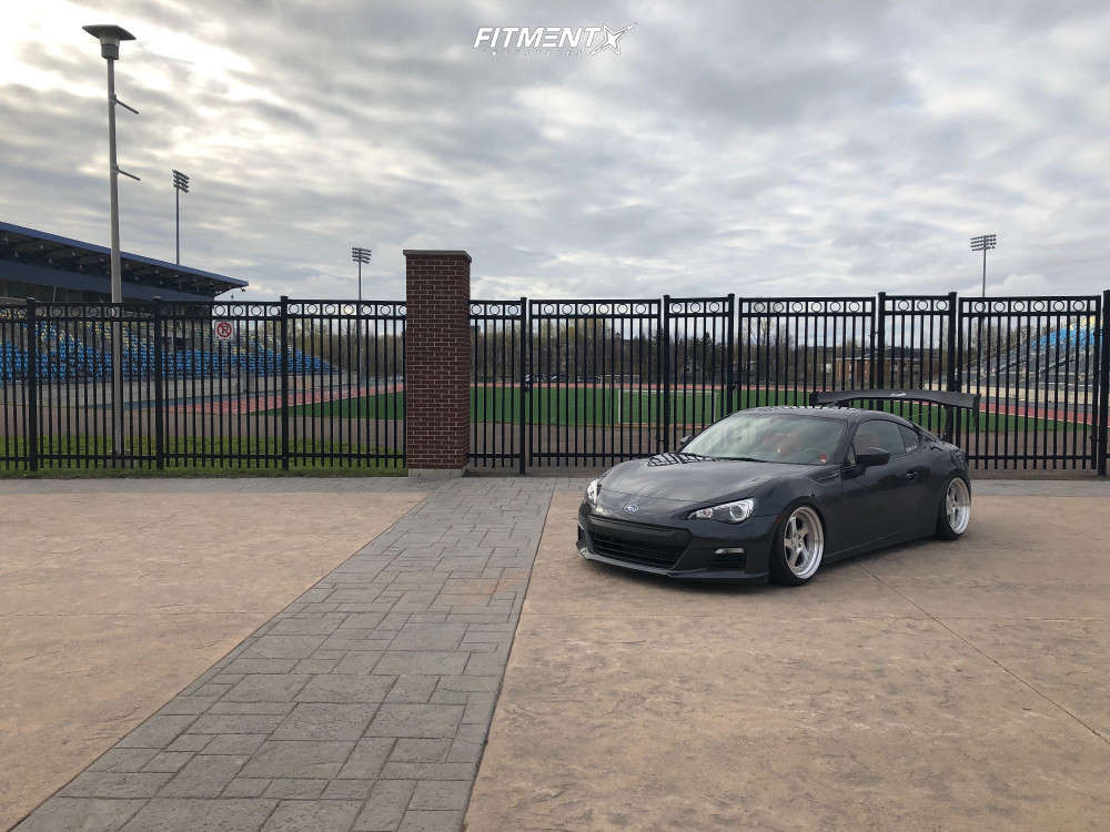 2015 Subaru BRZ Base with 18x9.5 ESR Sr02 and Firestone 215x40 on ...