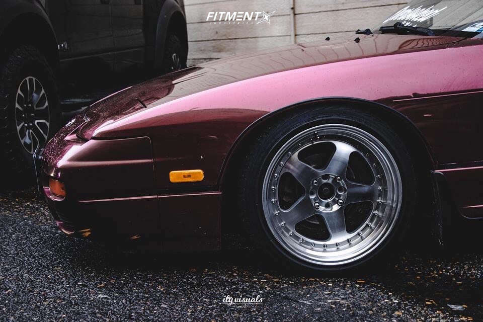 1991 Nissan 240SX Base with 17x9 JNC Jnc010 and Nankang 205x45 on ...