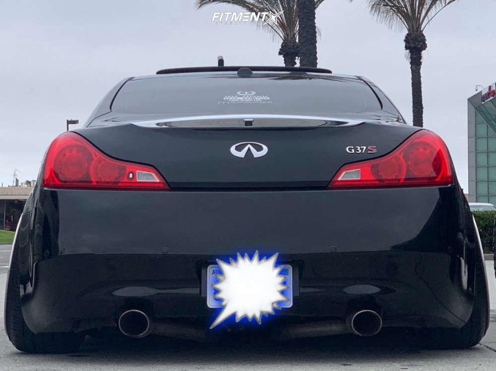 2011 INFINITI G37 Sport with 19x10 Work Rezax Ii and Lionhart 225x35 on ...